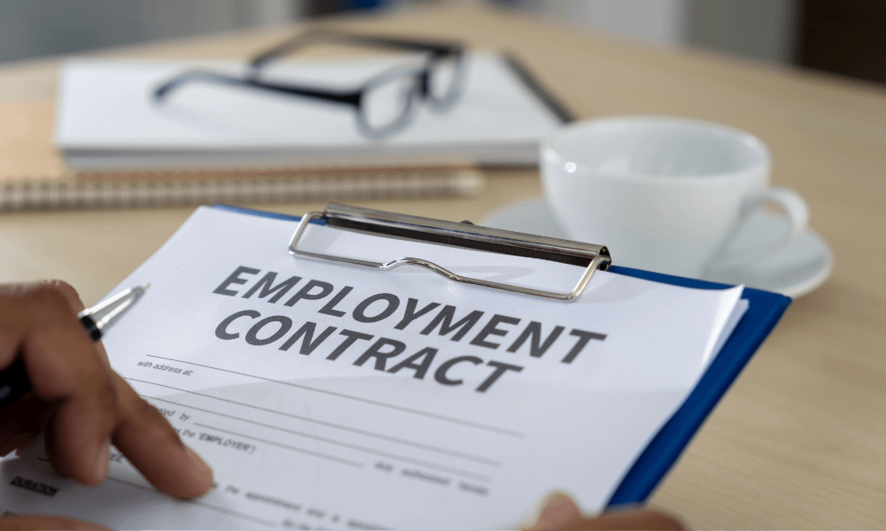 What is a non award employment contract?