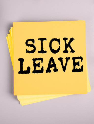 What happens to sick leave when you resign?